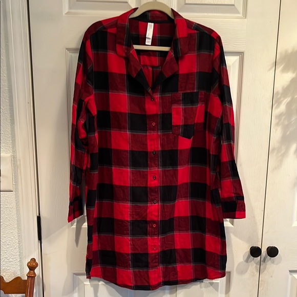 stars above | Intimates & Sleepwear | Stars Above Red And Black Plaid ...